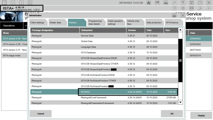 ISTA+ BMW Diagnostic Software - ISTA D