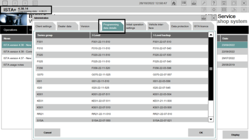 ISTA+ BMW Diagnostic Software - ISTA D