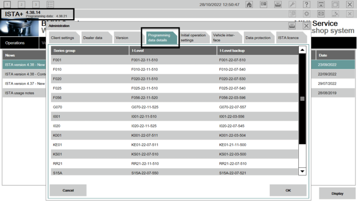 ISTA+ BMW Diagnostic Software - ISTA D