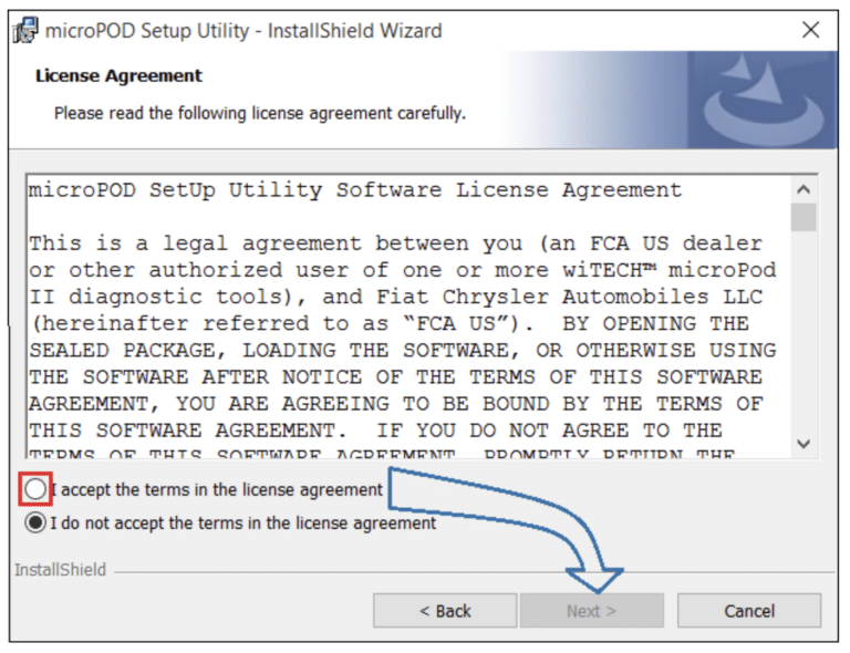How to setup your microPOD for wiTECH 2.0
