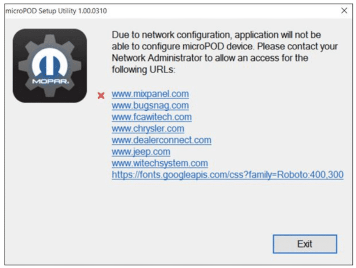 How to setup your microPOD for wiTECH 2.0