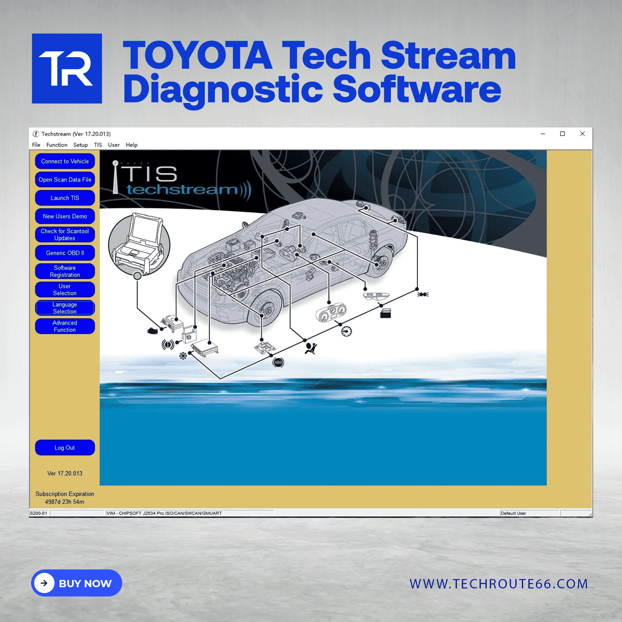 TOYOTA Tech Stream Diagnostic Software - TechRoute66